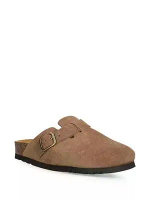 DR. SCHOLL'S SHOES Buckle-fastening Suede Clogs