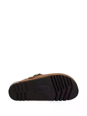 DR. SCHOLL'S SHOES Buckle-fastening Suede Clogs