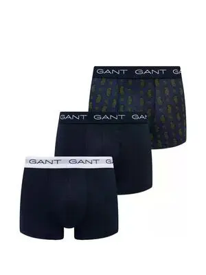 Gant Paisley-print Logo-waistband Boxers - Blue