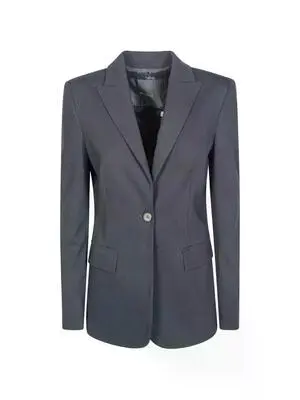 Pinko Single-breasted Peak-lapels Blazer - Grey