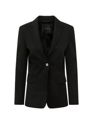 Pinko Single-breasted Peak-lapel Blazer - Grey