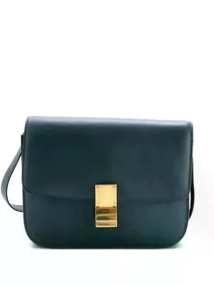 Celine Medium Smooth Leather Bag - Green