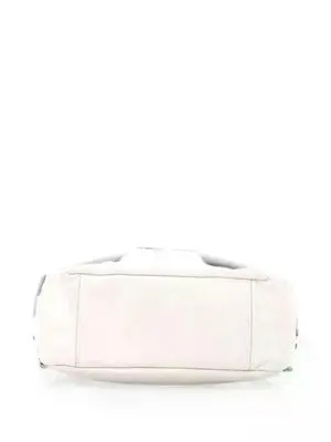 Balenciaga Monaco Leather Xs Camera Bag - White