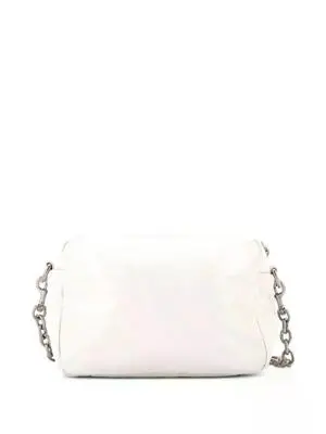 Balenciaga Monaco Leather Xs Camera Bag - White