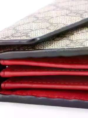Gucci Dionysus Chain Wallet Gg Coated Canvas Small Crossbody Bag - Red