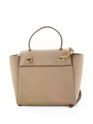 Celine Belt Bag Textured Leather Pico Shoulder Bag - Neutrals