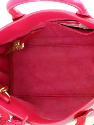 Saint Laurent Sac De Jour Leather Nano Tote Bag - Pink