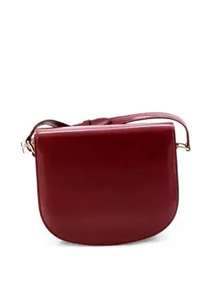 Celine Triomphe Besace Clea Flap Bag Leather Shoulder Bag