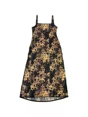 Chrome Hearts Mesh Cross-print Dress