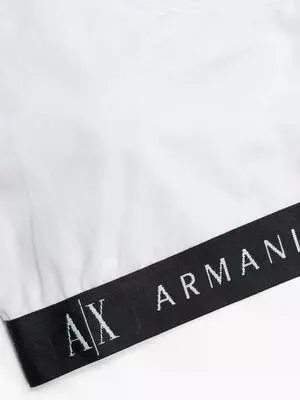 Armani Exchange Logo-band Bralette