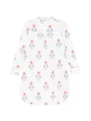 PIP STUDIO Floral-print Long-sleeve Nightdress