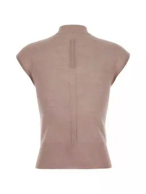 Rick Owens Sleeveless Roll Neck Top