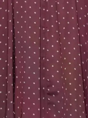 ROTATE BY BIRGER CHRISTENSEN Dot Satin Bow Shirt Dark