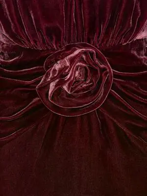 ROTATE BY BIRGER CHRISTENSEN Silk Velvet Mini Dress