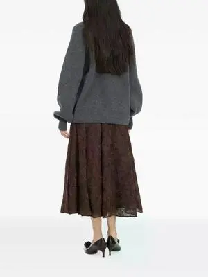 ROTATE BY BIRGER CHRISTENSEN Floral-mesh Sun Skirt