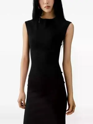 Jacquemus The Alba Midi Dress - Black