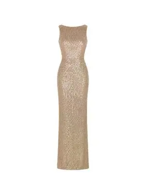 ROSERRY Kylie Sequin-embellished Sleeveless Maxi Dress
