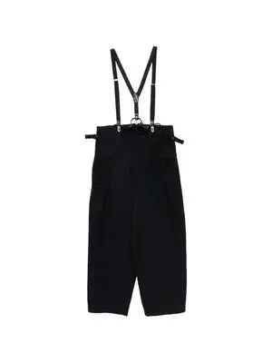 Y’s Suspender-strap Trousers - Blue