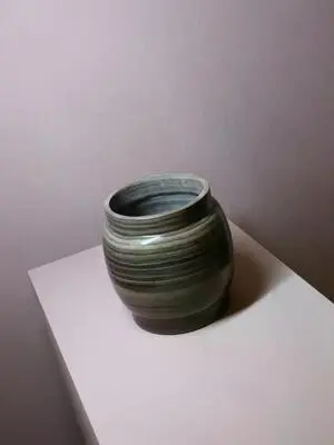 EDITIONS MILANO Medium Stone Polished Marble Vase