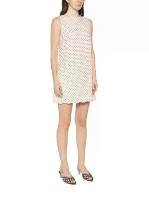 Faithfull The Brand Iria Polka-dot Mini Dress