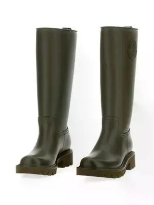 Moncler Kickstream Lug-sole Boots - Green