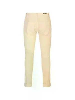 DONDUP Corduroy-effect Slim-fit Trousers - Neutrals