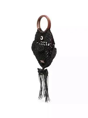 ANYA HINDMARCH Macramé Fish Clutch Bag