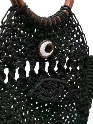 ANYA HINDMARCH Macramé Fish Clutch Bag