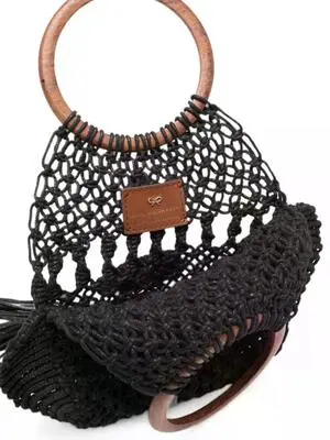 ANYA HINDMARCH Macramé Fish Clutch Bag