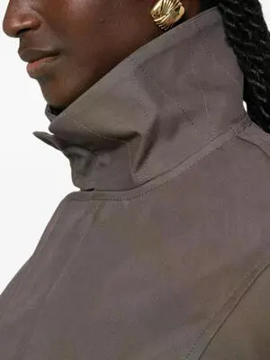 Victoria Beckham High-neck Ribbed-trim Jacket