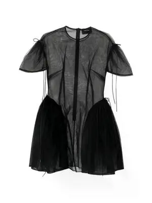 Simone Rocha Tulle Mini Dress - Black