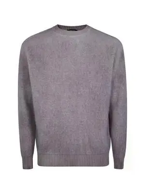 Avant Toi Fine-knit Crew-neck Sweater - Brown