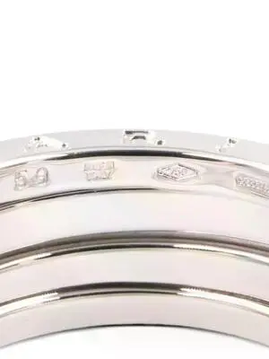 BVLGARI B.zero1 Three-band Ring In 18k White Gold