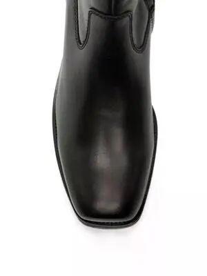 WON HUNDRED Barcelona Leather Cowboy Boots