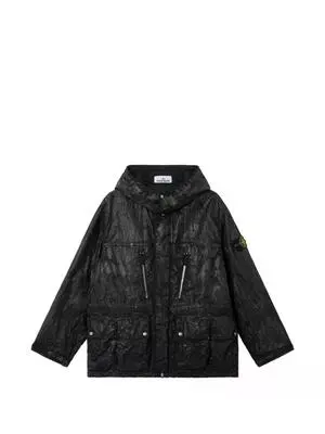 Stone Island Hooded Zip-up Jacket