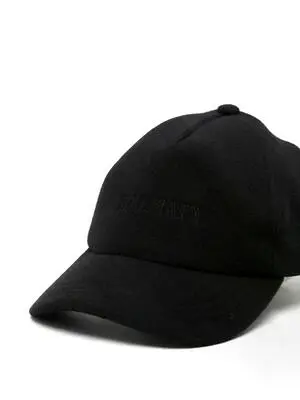 Balmain Logo-embroidered Wool Cap