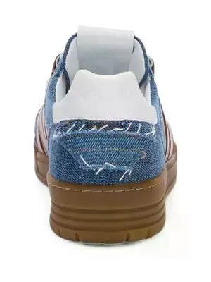 Moschino M-patch Denim Sneakers