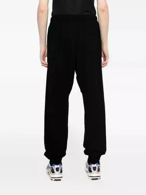 LE MONT SAINT MICHEL Mononoke-print Knitted Sweatpants - Black