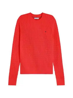 Tommy Hilfiger Cable-knit Sweater - Red