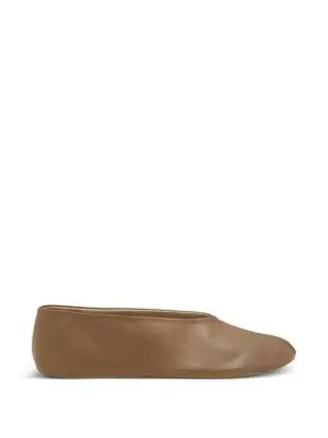 THE ROW Stella Slippers - Neutrals