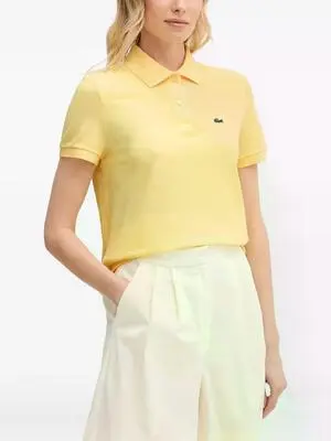 Lacoste Logo-patch Piqué Polo Shirt - Yellow