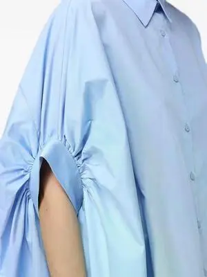 HANITA Gathered Short-sleeve Shirt