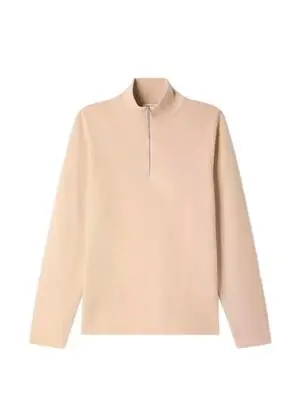 Sandro Half-zip Sweatshirt - Neutrals
