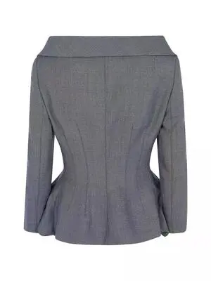 Magda Butrym Off-the-shoulder Peplum Blazer