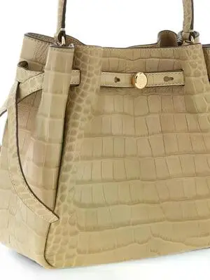 Tory Burch Small Romy Crocodile-effect Tote Bag