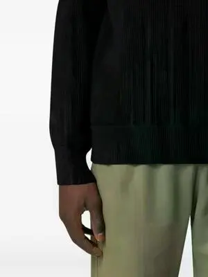Stone Island Logo-patch Ribbed-knit Sweater