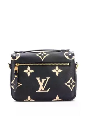 LOUIS VUITTON Monogram Empreinte Giant Pochette Métis Bag - Black