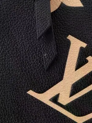 LOUIS VUITTON Monogram Empreinte Giant Pochette Métis Bag - Black