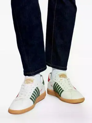 Dsquared2 Rebels Maple-leaf Embroidered Low-top Sneakers