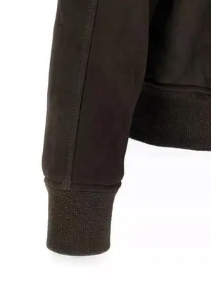 GIORGIO BRATO Shearling-collar Suede Jacket